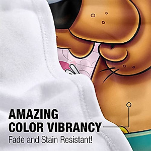 LOGOVISION Scooby Doo Butterfly Fleece Blanket 36" x 58",Butterfly