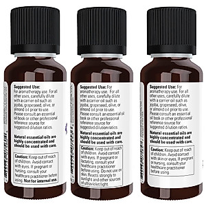 3-Pack Variety of NOW Essential Oils: Summer Fun - Lavender, Grapefruit, Peppermint