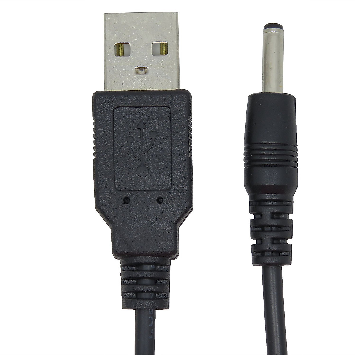 CableDeconn USB A to DC 3.5 mm/1.35 mm 5 Volt DC Barrel Jack Power Cable