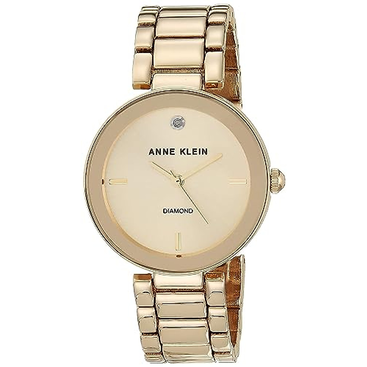 Anne Klein Women's Genuine Diamond Dial Bracelet Watch