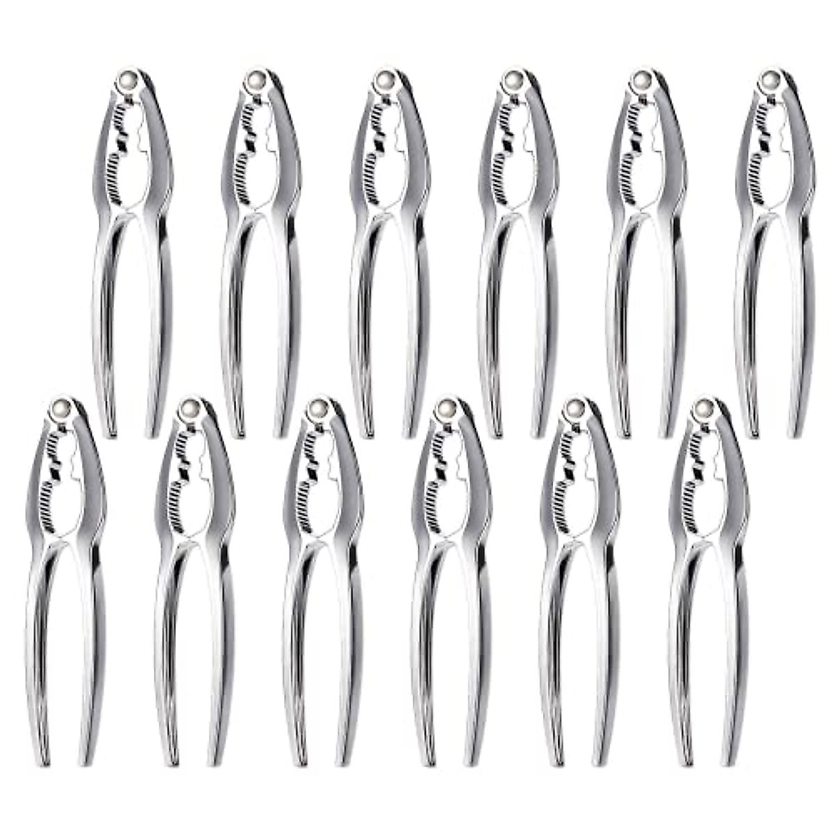 12 Pcs Crab Crackers and Tools, Nut Crackers for Crab Legs, Lobster Crackers Crab Crackers Sets, Heavy Duty Seafood Tools Nut Crackers Set