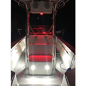 Boaton Boat LED Night Fishing Lights, Courtesy Lights, Deck Lights, Marine Boat Led Lights, Boat Interior Lights, Boat Navigation Lights, Navigation Lights For Boats Led (White)