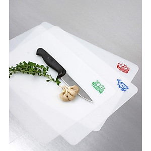 Norpro Icon Cut N Slice Flexible Cutting Boards, Set of 3