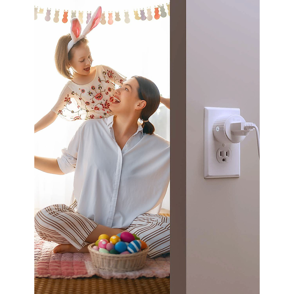 Govee Smart Plug, WiFi Plugs Work with Alexa & Google Assistant, Smart Outlet with Timer & Group Controller, WiFi Outlet for Home, No Hub Required, ETL & FCC Certified, 2.4G WiFi Only, 4 Pack