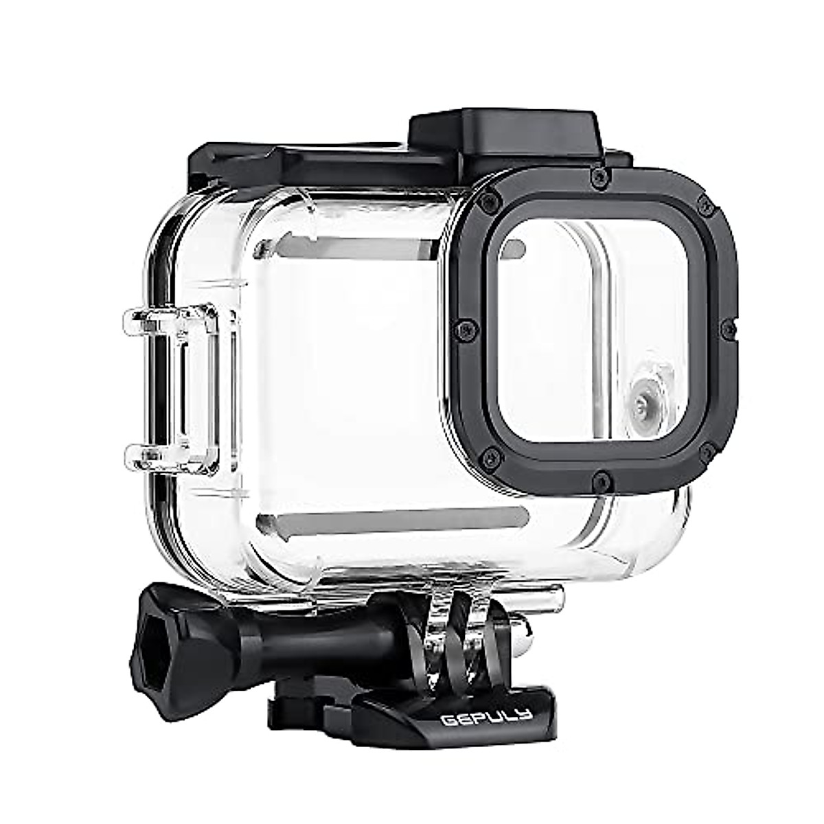 GEPULY Waterproof Housing Case for GoPro Hero 9 10 11 Black, 60m Underwater Protective Dive Housing Shell with 2 Cold Shoe Adapter and Bracket Accessories for Go Pro Hero 11 10 9 Black Cameras
