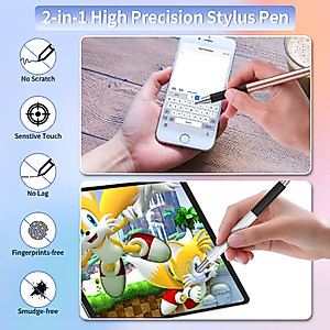 Stylus Pens for Touch Screens(3 Pcs), High Precision and Sensitivity Universal Capacitive iPad Pen Compatible with Apple/iPhone/iPad/Android/Microsoft Tablets and All Capacitive Touch Screens …