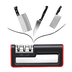Meech Work Sharp Knife Sharpener Knife Sharpener Kit with Three Sharpening Points Knife Sharpeners for Pocket Knives 7.28X3.14X1.57 Inches