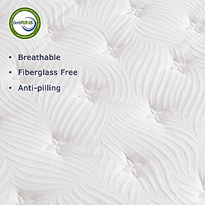 SUI LONG Twin Mattress, 11 Inch Medium Firm Memory Foam and Pocket Spring Hybrid Mattress for Motion Isolation and Pressure Relief, Fiberglass Free & CertiPUR-US Certified