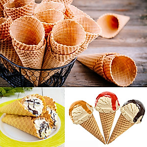 Cream Horn Molds 16pcs Large Size 4.7 inch Baking Cones Stainless Steel Roll Horn Forms Conical Danish Pastry Croissant Cones Moulds