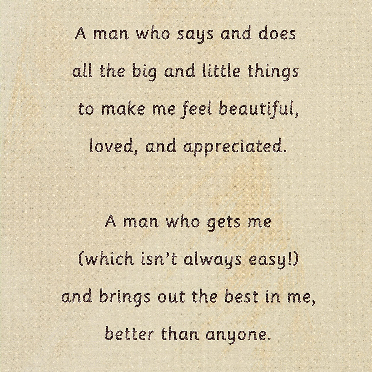 American Greetings Anniversary Card for Him (The Best In Me)