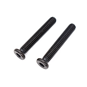 cSeao 12pcs Black 1/4-20 x 2 Socket Cap Screws Allen Head Bolts with One Hex Key
