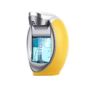 TGRTY Soap Dispenser Liquid Dispenser Smart Foam Liquid Distributor Automatic Foam Dispenser Induction Washing Foam Dispenser Bottle Lotion Dispenser (Color : Yellow)