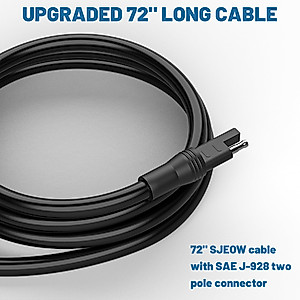 Hidalife Salt Spreader Vibration Motor 200LBS 72W 6A DC12V 4800rpm for Salt & Sand Spreaders Vibrator Parts and Concrete Mixer with 6Ft Long Cable