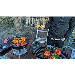 Premium Portable Charcoal Grill Original Kettle for Outdoor Grilling 14 Inch - Barbeque Grill and Smoker for Outdoor Picnic, Patio, Backyard & Camping