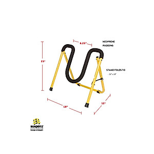 Suspenz SUP Stands, Stand Up Paddle Board, Surfboard Foldable Racks, EZ-Fold Portable Stand, Yellow 22-1901