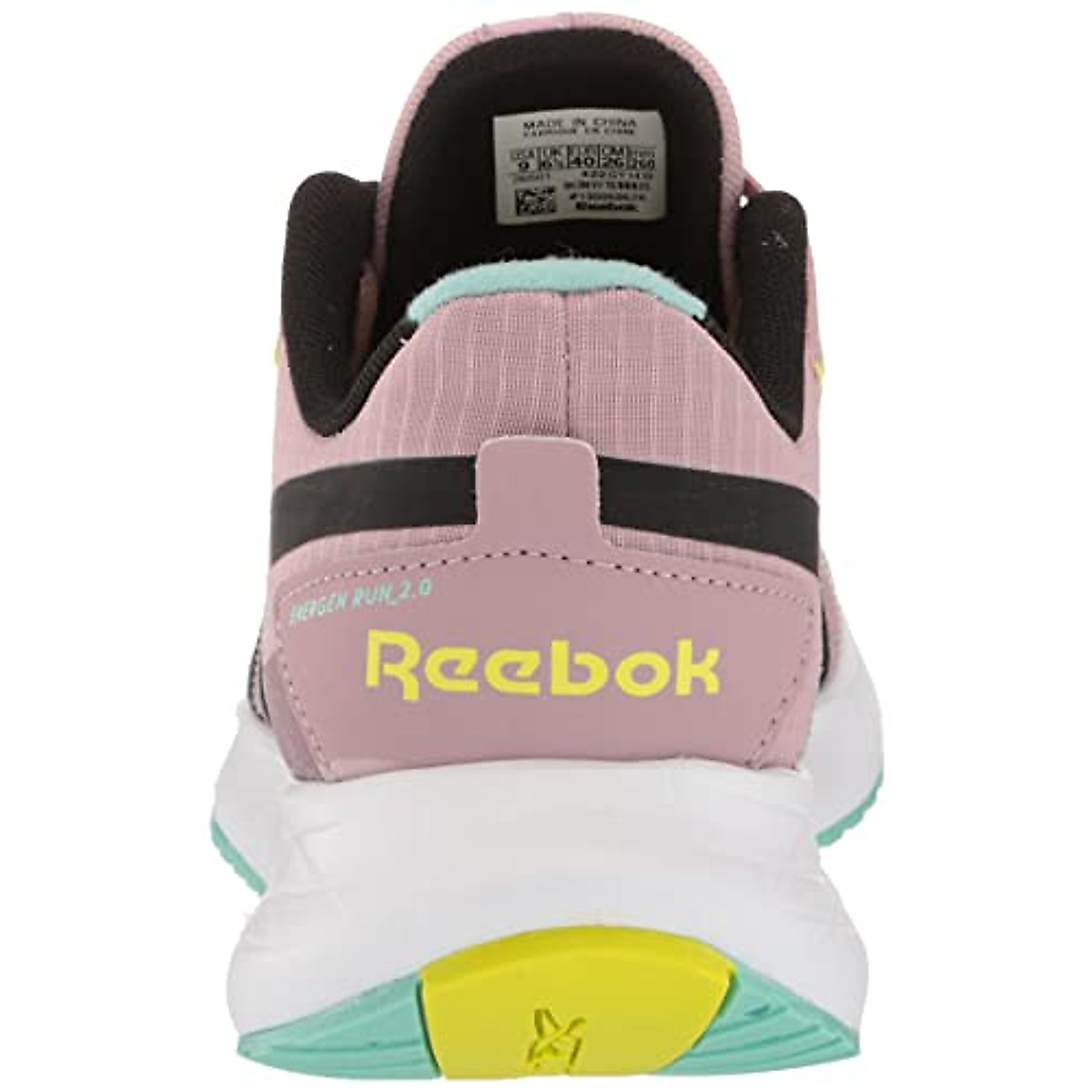Reebok Women's Energen Run 2.0 Shoe, Infused Lilac/Black/Acid Yellow, 8