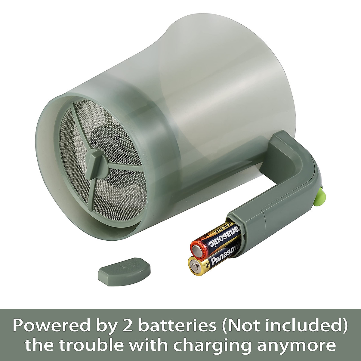 HESEXID Flour sifter,Battery Operated Electric flour sifter,Baking sifter with food grade stainless steel sifter. (black)