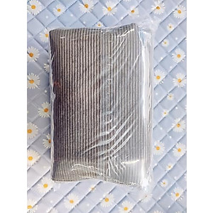 Prite Corduroy Tote Bag for Women Large Shoulder Bag with Zipper and Pockets for College Work Travel Shopping(Green)