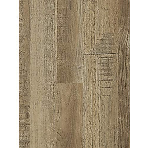 Signature Design by Ashley Gerdanet Modern Farmhouse Home Office L-Shaped Desk with Side Storage, Beige