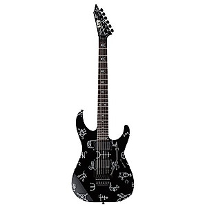 ESP LTD KH Demonology Signature Series Kirk Hammett Electric Guitar with Tombstone Case