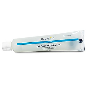 Dukal GTP4678 Dawn Mist Gel Fluoride Toothpaste, 1.5 oz. Tube, Clear (Pack of 144)