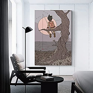 SHAHU HXH Gon X Hunter Anime Poster for Bedroom Aesthetic Wall Decor Canvas Wall Art Gift 12x18inch(30x45cm)