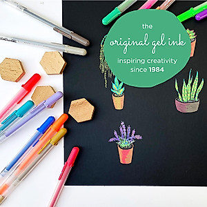 SAKURA Gelly Roll Moonlight 10 Gel Pens - Bold Ink Pen for Journaling, Art, or Drawing - Gray & Opaque Ink - Bold Line - 10 Pack