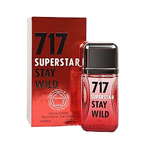 META-BOSEM 717 Super Star Stay Wild, Men's Cologne Eau de Toilette Natural Spray - Masculine Scent - Fruity Woody - Great Holiday Gift - for All Day Use - a Classic Bottle, 3.4 Fluid Ounce/100Ml
