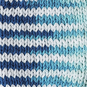 Lily Sugar 'N Cream The Original Ombre Yarn, 2oz, Gauge 4 Medium, 100% Cotton, Hippi - Machine Wash & Dry