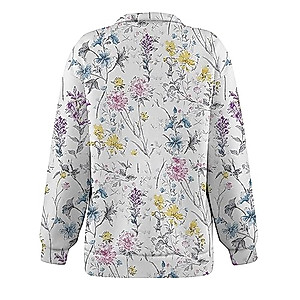 1/4 Zip Sweatshirt Women Quarter Zip Sweatshirt Women Long Sleeve Shirts for Women Half Zip Sweatshirt Women Generic Oversized Long Sleeve Pullover Y2k Shirts Casual Blouse Loose Tops Printed Sweater