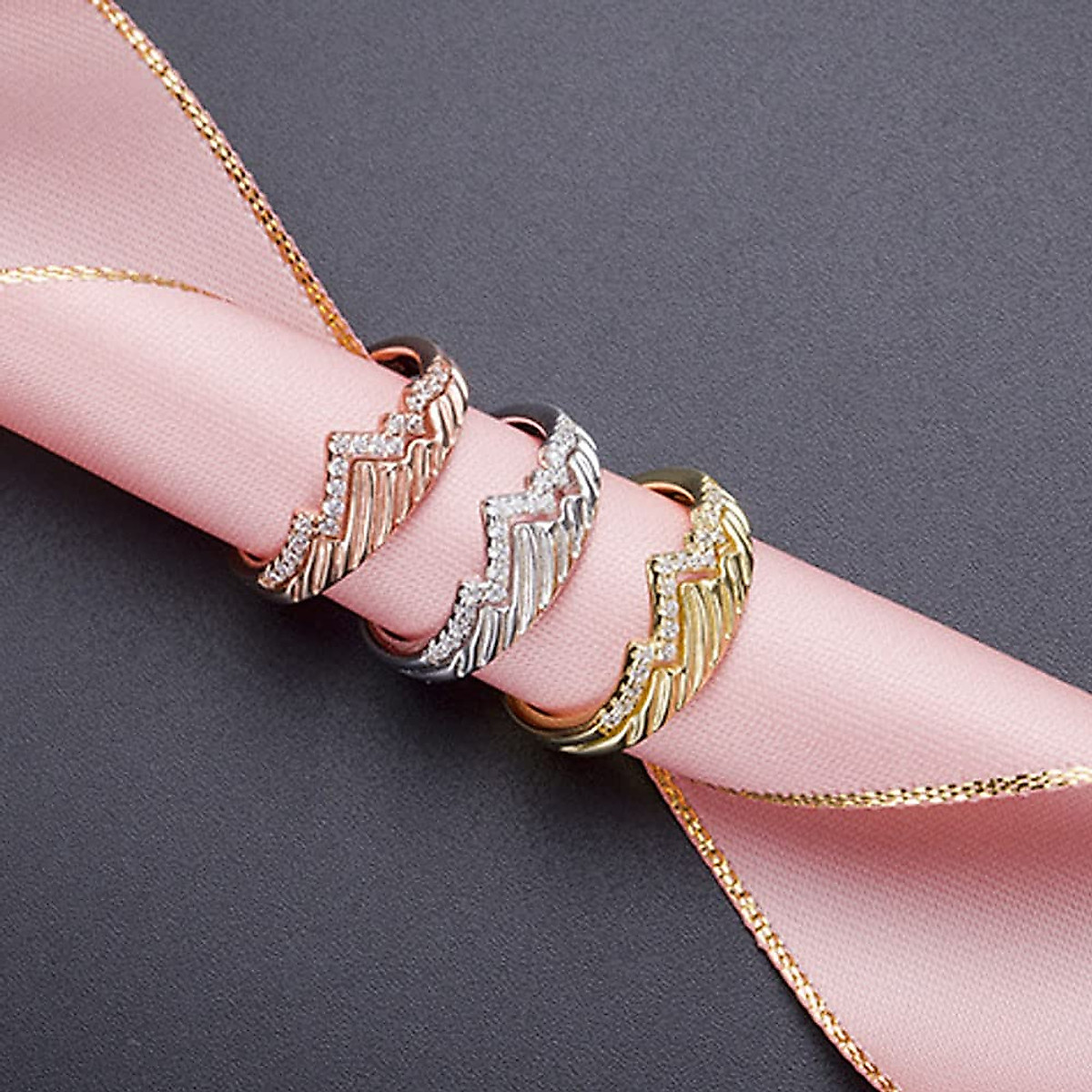 Get Stronger Mountain Ring Adjustable Opening Symbolizes The Obstacles That You Have Overcome and The Struggles That You Have Won for Women Sterling Silver (Adjustable)