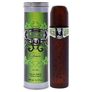 Cuba Green by Cuba for Men 3.3 oz Eau de Toilette Spray