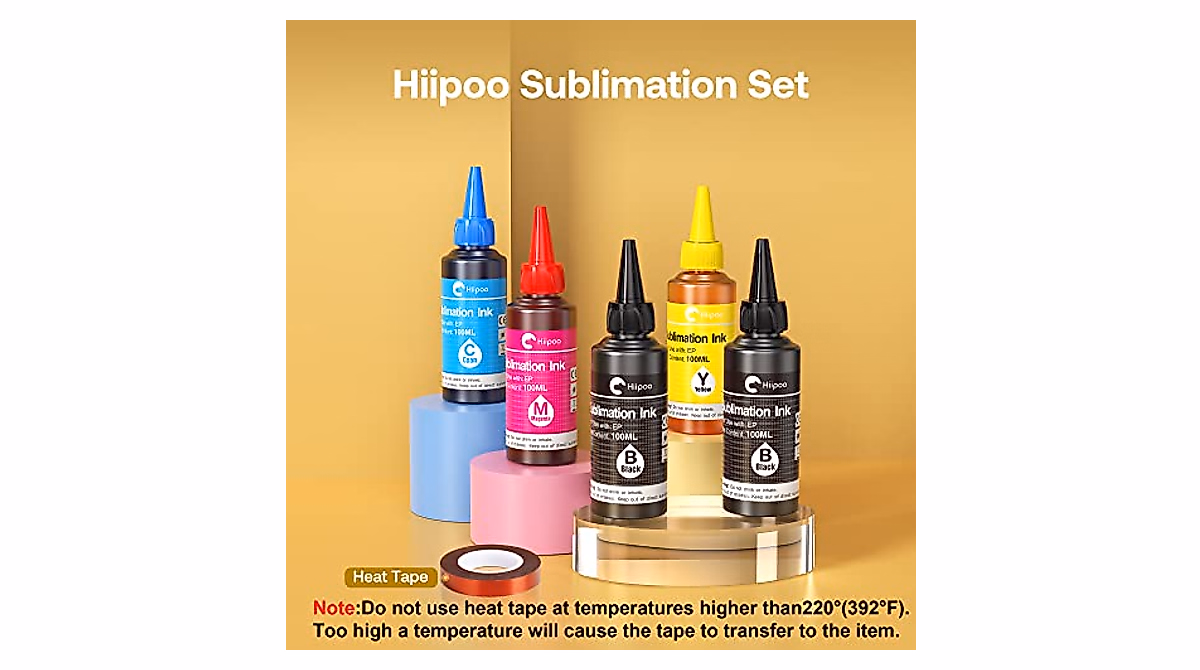 Hiipoo 500ML Sublimation Ink: Vibrant Prints for Epson ET
