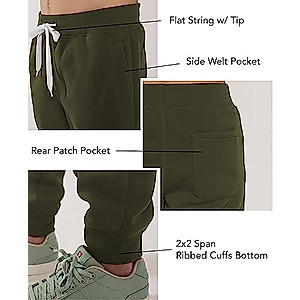 Southpole Men's Basic Active Fleece Jogger Pants-Regular and Big & Tall Sizes, OV (A), 3XL
