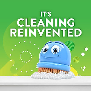 Scrubbing Bubbles Fresh Gel Toilet Cleaning Stamp, Rainshower, Dispenser with 24 Gel Stamps, 5.36 oz