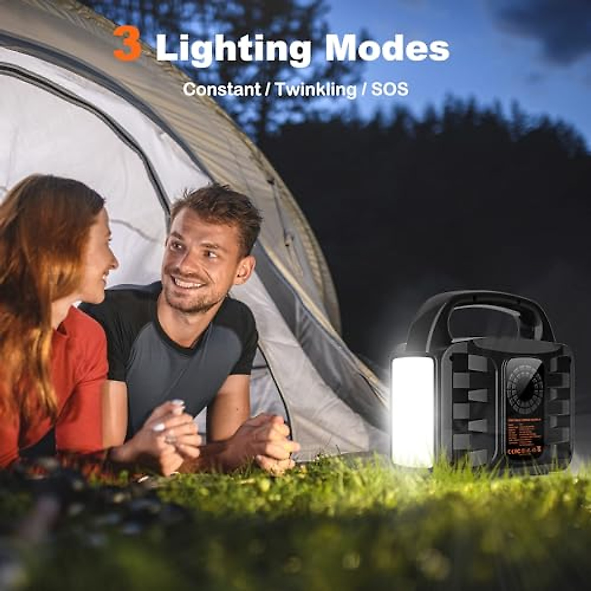 GIDEON Outdoor Generators Protable Power Station 42000mAh Solar Generator 155Wh for Outdoors Hunting Blackout Travel & Camping Outdoor Emergency, Lighting…