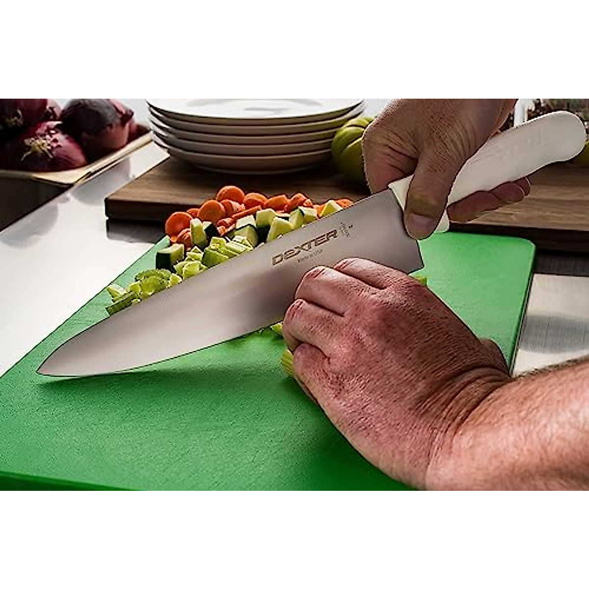 Dexter-Russell 10" Chef's Knife, S145-10PCP, SANI-Safe Series, White (DRI 12433)