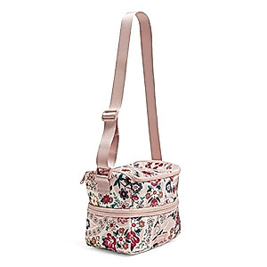 Vera Bradley Women's Recycled Lighten Up Reactive Expandable Lunch Cooler Lunch Bag, Prairie Paisley, One Size