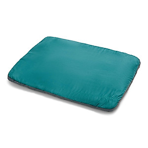 Ruffwear, Mt. Bachelor Pad Portable Dog Bed for Camping, Travel, and Everyday, Tumalo Teal, Medium