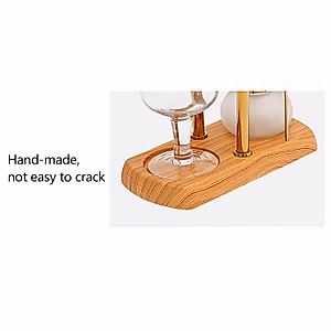 GXFCHYL Belgian Belgium Luxury Royal Family Balance Syphon Siphon Coffee Maker Retro Coffee and Tea Maker Gold Syphon Coffee Brewer 400ML (Gold)