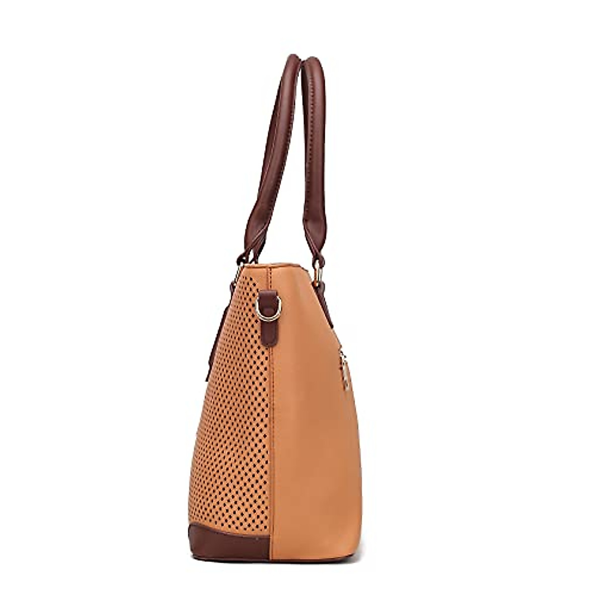 MKF Shoulder Handbag for Women: PU Leather Satchel-Tote Bag, Top-Handle Purse, Ladies Pocketbook