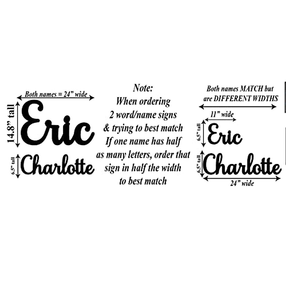 Custom Wood Word Sign, Wall Decor, Personalized Wooden Wall Art, Any cursive word or name sign