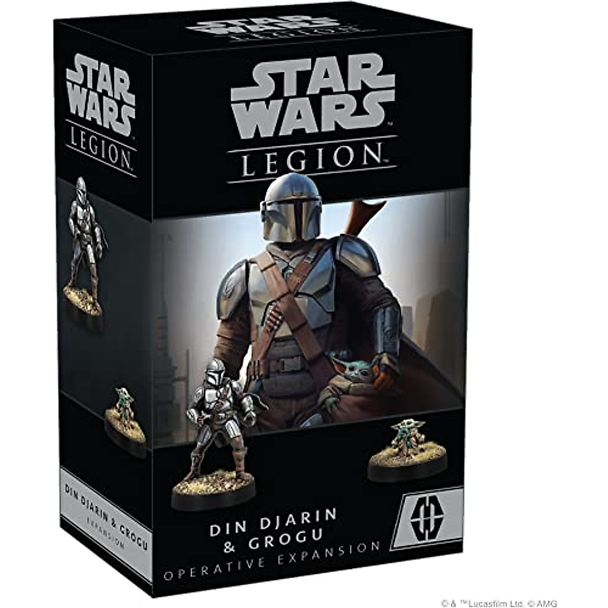 Star Wars: Legion Din Djarin & Grogu Operative Expansion - Tabletop Miniatures Game, Strategy Game for Kids and Adults, Ages 14+, 2 Players, 3 Hour Playtime, Made by Atomic Mass Games