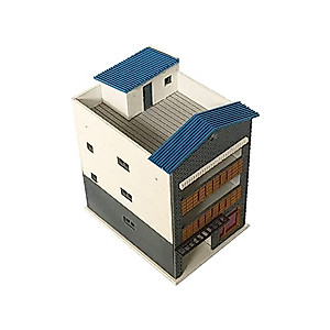 Outland Models Scenery 3-Story Modern City House Grey & White 1:160 N Scale