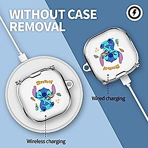 TOLUOHU Stich Case for Samsung Galaxy Buds2 pro(2022)/Galaxy Buds2(2022)/Galaxy Buds Live(2020)/Galaxy Buds Pro(2021), Hard PC Shockproof Protective Cover with Keychain Lanyard…