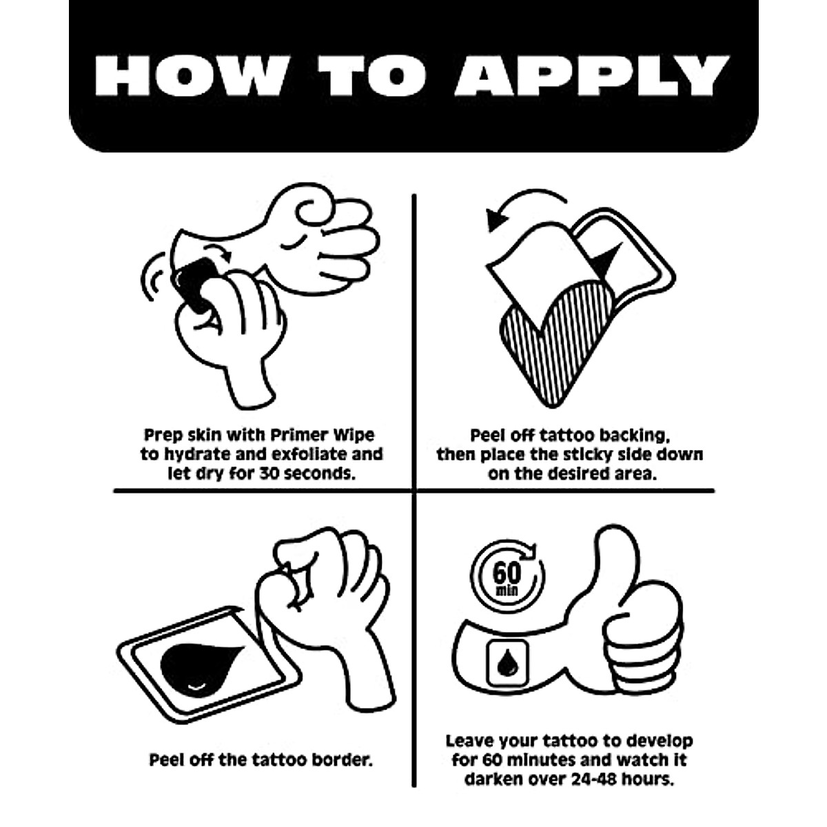 Inkbox Temporary Tattoos, Semi-Permanent Tattoo, One Premium Easy Long Lasting, Water-Resistant Temp Tattoo with For Now Ink - Lasts 1-2 Weeks, Bird Tattoo, 5 x 2 in, Pajaros