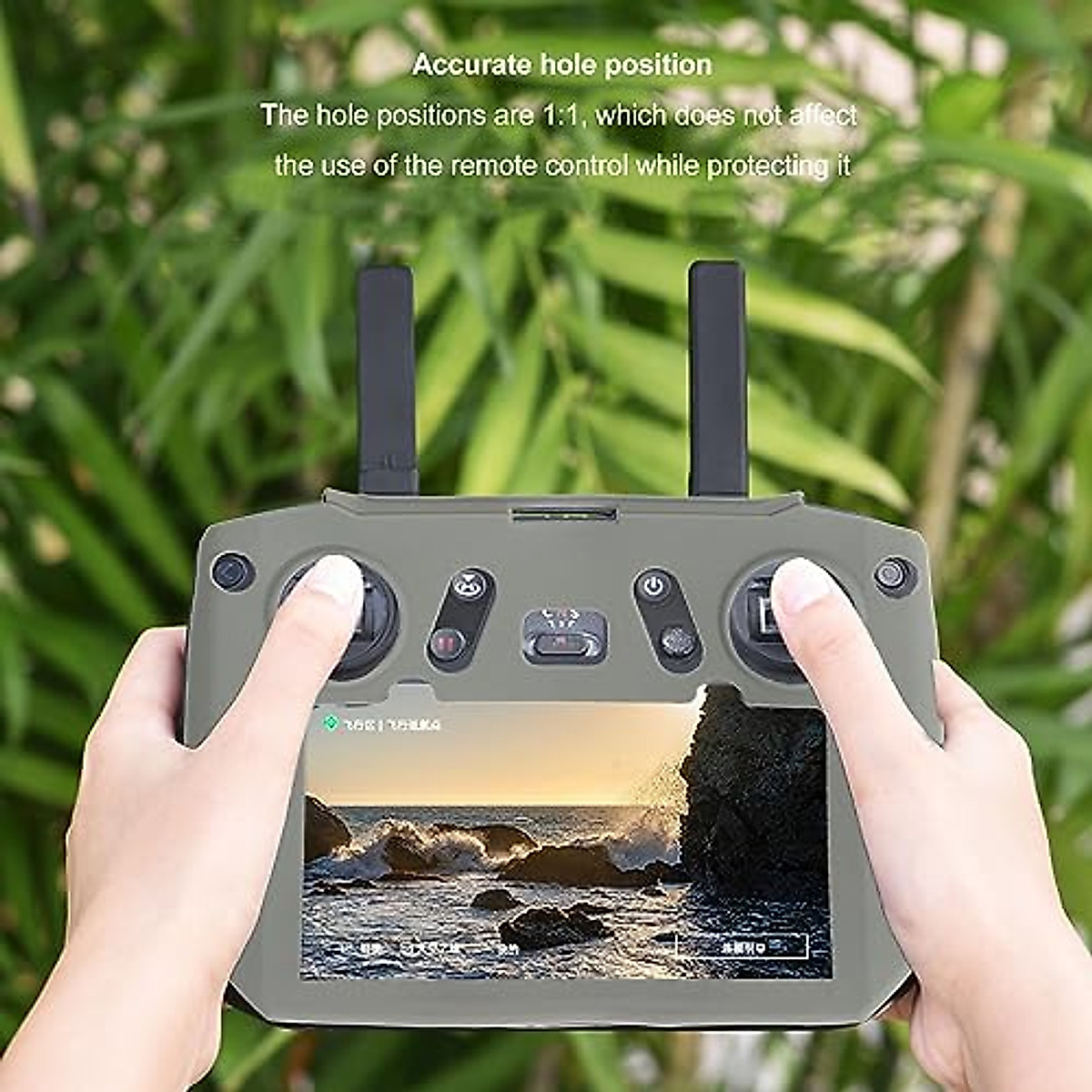 RiToEasysports Drone Controller Cover, Drone Controller Case Protective Cover RC Protector Accessories for Mavic 3 RC PRO Perfectly (Gray)