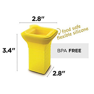 FusionBrands ButterEasy Butter Spreader and Butter Stick Holder - The Simple Way to Spread Butter - Easily Spread Butter on Cookware, Baking Dishes, Corn, Toast and Other Warm Foods