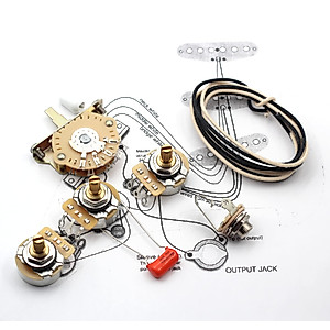 TAOT Wiring Kit for Fender Strat - .022 Cap - Stratocaster