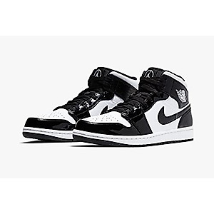 Nike Jordan 1 Mid All Star Carbon Fiber Black/White Men's DD1649-001 (Numeric_11)